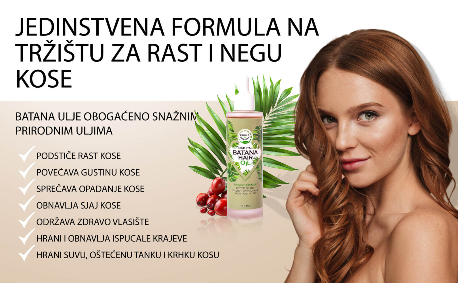 Batana ulje za rast kose – 100 % čisto hladno ceđeno
